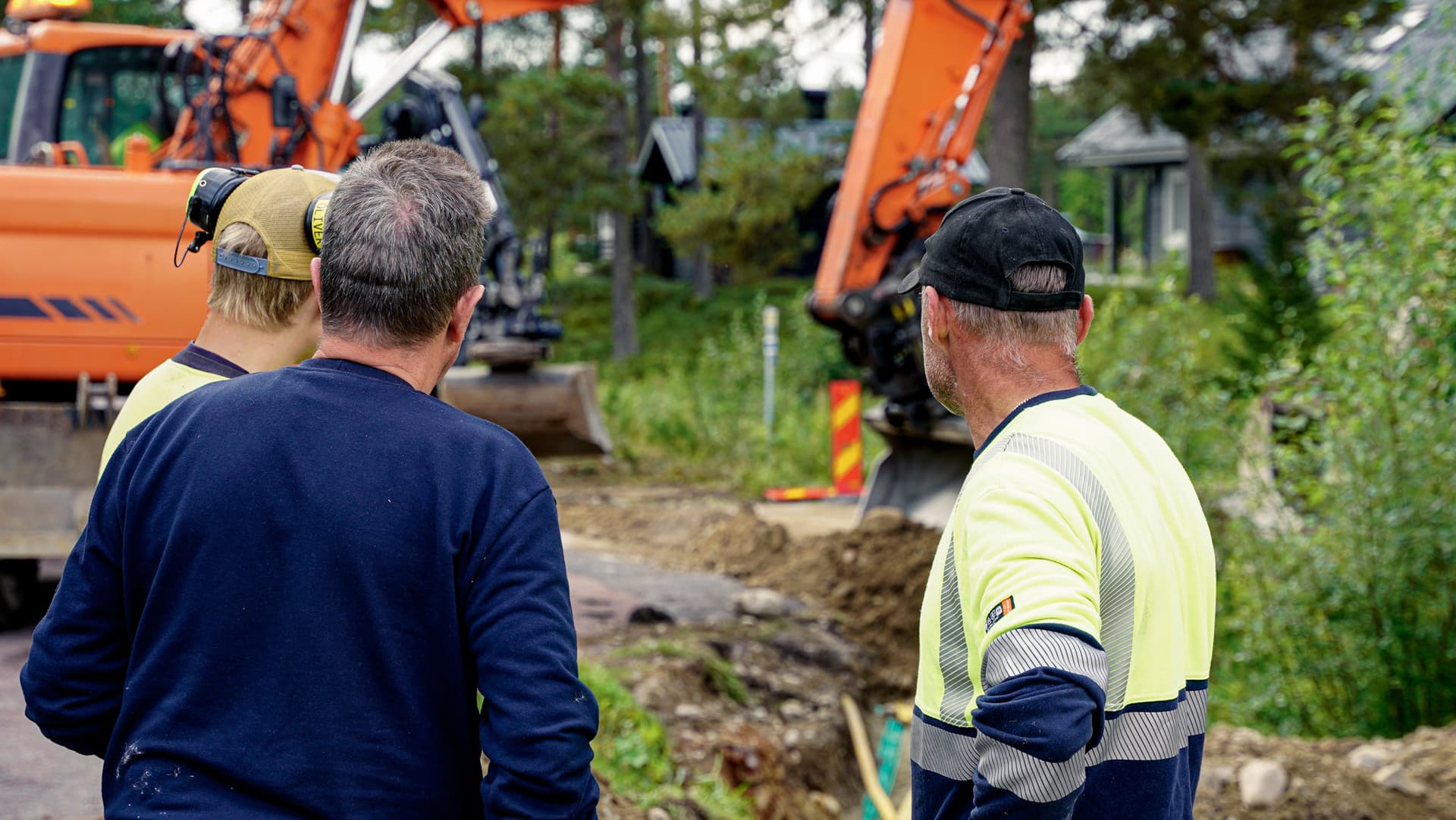 Arbete nära ledning - Bygga, gräva eller spränga nära en ledning
