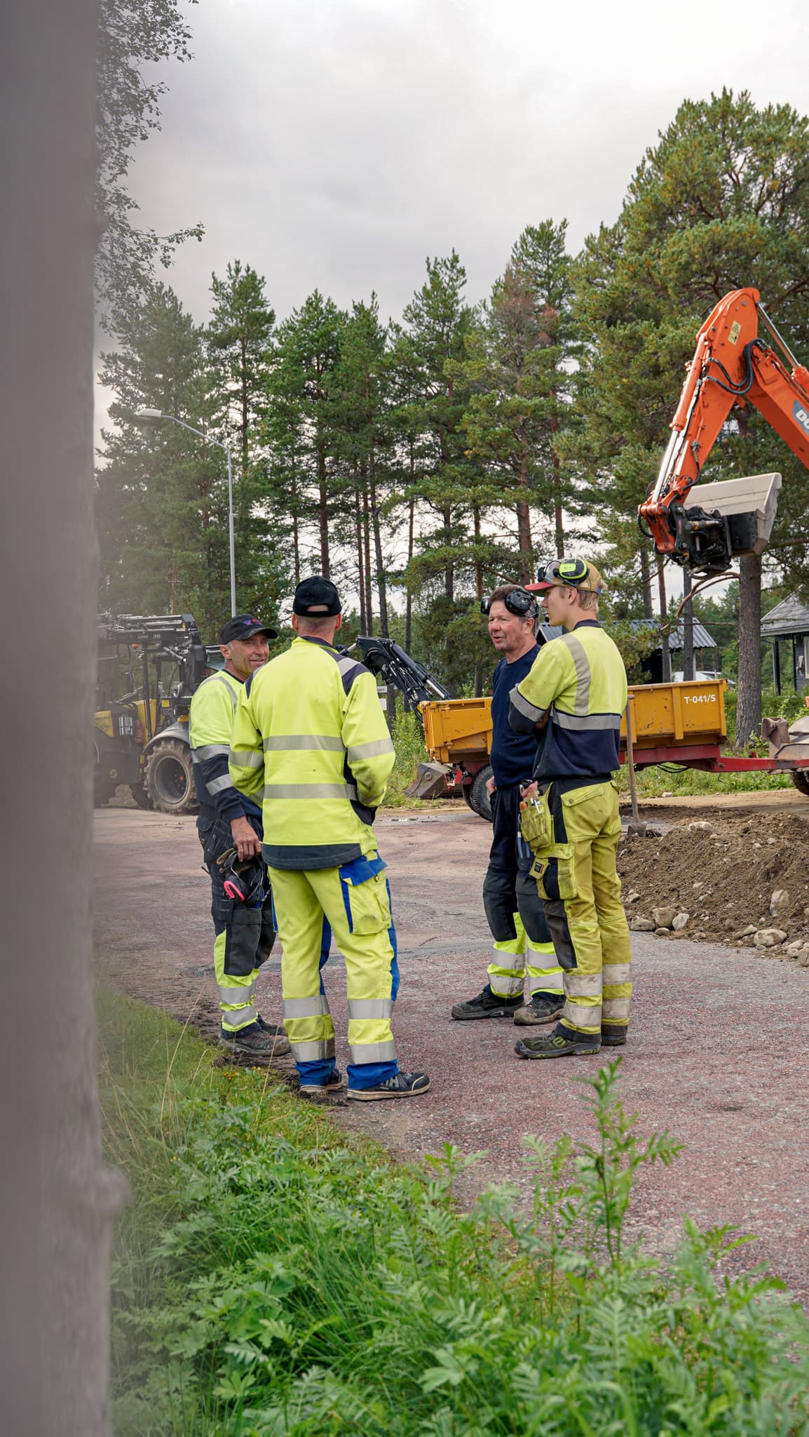 Arbete nära ledning - Bygga, gräva eller spränga nära en ledning